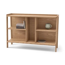 Tchibo - Sideboard - 120x35x80cm - braun - Holz / Echtholzfurnier / Buchenholz