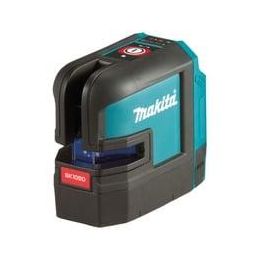 Makita Akku-Kreuzlinienlaser SK105DZ, 12Volt schwarz/blau, rote Laserlinien, ohne Akku und Ladeger&auml;t