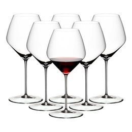 Rotweinglas "Pinot Noir / Nebbiolo Gl&auml;ser Veloce 763 ml 6er Set transparent", bunt (transparent), B:11,3cm H:24,7cm &Oslash;:11,3cm, Glas, RIEDEL THE WINE GLASS COMPANY, Trinkgef&auml;&szlig;e, Rotweinglas, Sp&uuml;lmaschinengeeignet