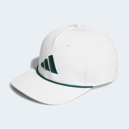 Baseball Cap adidas Performance "TOUR 5-PANEL", Herren, wei&szlig;, collegiate gr&uuml;n, Obermaterial: 97% Polyester, 3% Elasthan, Caps Baseball Cap