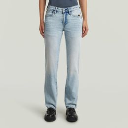 G-Star Raw 5-Pocket-Jeans G-STAR "G-Straight Wmn", Damen, Gr. 31, L&auml;nge 30, sun faded blau galena, Denim/Jeans, Obermaterial: 99% Baumwolle, 1% Elasthan, straight fit lang, Jeans 5-Pocket-Jeans, im Straight Fit