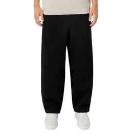 Jogginghose QS, Herren, Gr. XL, N-Gr, schwarz, Sweatware, Obermaterial: 67% Polyester, 33% Baumwolle, unifarben, normal lang, Hosen Jogginghose, mit elastischem Bund