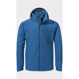 Sch&ouml;ffel Outdoorjacke SCH&Ouml;FFEL "Jacket Style Bohorok MNS", Herren, Gr. 54, blau (8405, blau), Oberstoff: 100% Polyester; (Membran: Thermoplastisches Polyurethan); Futter: 100% Polyester, regular fit, hoch geschlossener Ausschnitt, Jacken Outdoorjacke