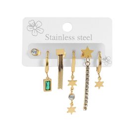 Adelia&acute;s Paar Ohrstecker ADELIA&acute;S "Damen Ohrringe &iquest; Ohrstecker aus Edelstahl", gold, Ohrringe, Damen, Edelstahl, Paar Ohrstecker