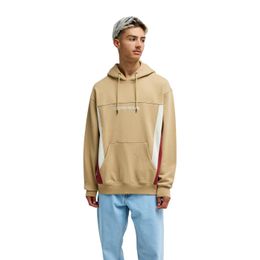 Kapuzensweatshirt Quiksilver "Clicker", Herren, Gr. L, khaki, Obermaterial: 45% Walkfrottier, 40% Walkfrottier, 15% Microfaser;, Sweatshirts Kapuzensweatshirt