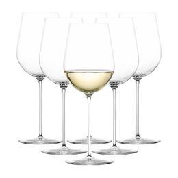 Wei&szlig;weinglas ZWIESEL GLAS "Wei&szlig;weingl&auml;ser VUELO 517 ml 6er Set transparent", bunt (transparent), B:8,9cm H:23,7cm &Oslash;:8,9cm, Glas, Trinkgef&auml;&szlig;e, Wei&szlig;weinglas, Sp&uuml;lmaschinengeeignet