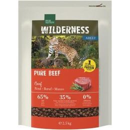 REAL NATURE WILDERNESS Trockenfutter Katze, Adult, Pure Beef 2,5 kg
