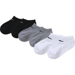 Nike Sportswear Socken 'No Show' Jungen Gr&ouml;&szlig;e 30.5 grau / schwarz / wei&szlig;
