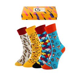 Crea Socks Socken 'Bunt' Herren Gr&ouml;&szlig;e 43 bunt