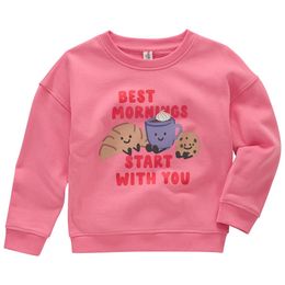 Topolino M&auml;dchen Sweatshirt mit Fr&uuml;hst&uuml;cks-Print