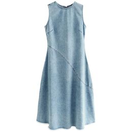 next Kleid Damen Gr&ouml;&szlig;e 34 blue denim Winterkleid