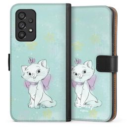 DeinDesign Galaxy A53 5G Handy Klapph&uuml;lle Handyh&uuml;lle aus Kunst Leder schwarz Flip Case Aristocats Mary Official Licensed Product Disney Sideflip mit langer 