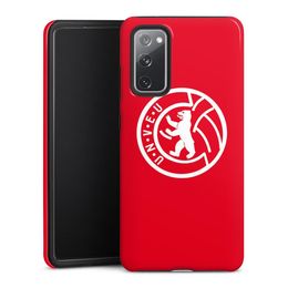 DeinDesign Galaxy S20 FE 5G Handy Panzer Handyh&uuml;lle robuste Outdoor H&uuml;lle Schutzh&uuml;lle gl&auml;nzend Official Licensed Product 1. Fc Union Berlin Bear Tough Case