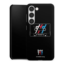 DeinDesign Galaxy S23 Handy Premium Case Smartphone Handyh&uuml;lle Schutzh&uuml;lle matt Official Licensed Product Die Drei ??? Cassette Premium Case