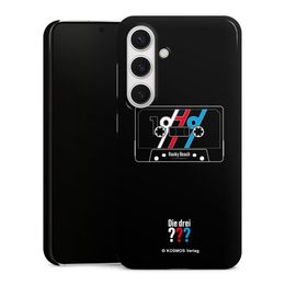 DeinDesign Galaxy S24 Handy Premium Case Smartphone Handyh&uuml;lle Schutzh&uuml;lle gl&auml;nzend Official Licensed Product Die Drei ??? Cassette Premium Case