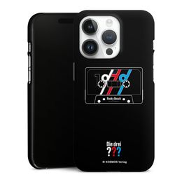DeinDesign iPhone 14 Pro Handy Premium Case Smartphone Handyh&uuml;lle Schutzh&uuml;lle matt Official Licensed Product Die Drei ??? Cassette Premium Case