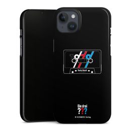 DeinDesign iPhone 14 Plus Handy Premium Case Smartphone Handyh&uuml;lle Schutzh&uuml;lle gl&auml;nzend Official Licensed Product Die Drei ??? Cassette Premium Case
