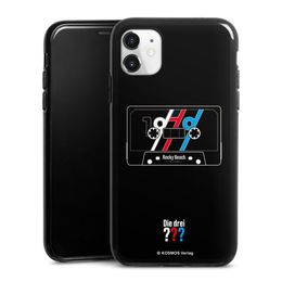 DeinDesign iPhone 11 Handy Silikon H&uuml;lle Case schwarz Handyh&uuml;lle Official Licensed Product Die Drei ??? Cassette