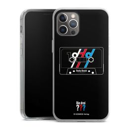 DeinDesign iPhone 12 Pro Max Handy Silikon H&uuml;lle Case transparent Handyh&uuml;lle Official Licensed Product Die Drei ??? Cassette Silikon Case