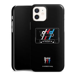 DeinDesign iPhone 12 Handy Premium Case Smartphone Handyh&uuml;lle Schutzh&uuml;lle gl&auml;nzend Official Licensed Product Die Drei ??? Cassette Premium Case