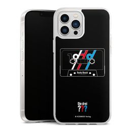 DeinDesign iPhone 13 Pro Max Handy Silikon H&uuml;lle Case transparent Handyh&uuml;lle Official Licensed Product Die Drei ??? Cassette Silikon Case