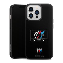 DeinDesign iPhone 13 Pro Handy Premium Silikon H&uuml;lle Handyh&uuml;lle schwarz Case Official Licensed Product Die Drei ??? Cassette Silikon Premium Case