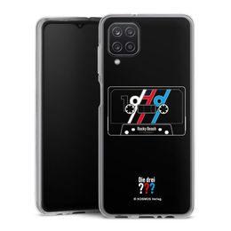 DeinDesign Galaxy A12 Handy Silikon H&uuml;lle Case transparent Handyh&uuml;lle Official Licensed Product Die Drei ??? Cassette Silikon Case