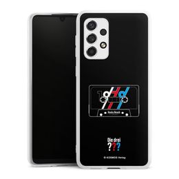 DeinDesign Galaxy A33 5G Handy Silikon H&uuml;lle Case transparent Handyh&uuml;lle Official Licensed Product Cassette Die Drei ??? Silikon Case