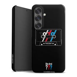 DeinDesign Galaxy S25 Handy Premium Case Smartphone Handyh&uuml;lle Schutzh&uuml;lle gl&auml;nzend Official Licensed Product Die Drei ??? Cassette Premium Case