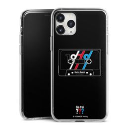 DeinDesign iPhone 11 Pro Max Handy Silikon H&uuml;lle Case transparent Handyh&uuml;lle Official Licensed Product Die Drei ??? Cassette Silikon Case