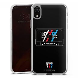DeinDesign iPhone Xr Handy Silikon H&uuml;lle Case transparent Handyh&uuml;lle Official Licensed Product Die Drei ??? Cassette Silikon Case