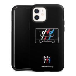 DeinDesign iPhone 12 mini Handy Panzer Handyh&uuml;lle robuste Outdoor H&uuml;lle Schutzh&uuml;lle matt Official Licensed Product Die Drei ??? Cassette Tough Case