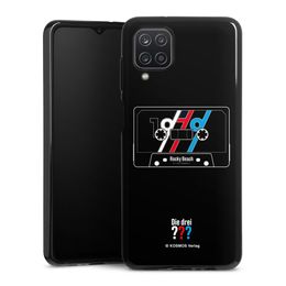 DeinDesign Galaxy A12 Handy Silikon H&uuml;lle Case schwarz Handyh&uuml;lle Official Licensed Product Die Drei ??? Cassette