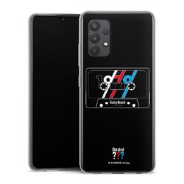 DeinDesign Galaxy A32 4G Handy Silikon H&uuml;lle Case transparent Handyh&uuml;lle Official Licensed Product Die Drei ??? Cassette Silikon Case