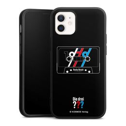 DeinDesign iPhone 12 mini Handy Premium Silikon H&uuml;lle Handyh&uuml;lle schwarz Case Official Licensed Product Die Drei ??? Cassette Silikon Premium Case
