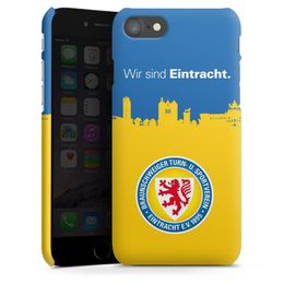 DeinDesign iPhone SE (2020) Handy Premium Case Smartphone Handyh&uuml;lle Schutzh&uuml;lle matt Logo Eintracht Braunschweig Official Licensed Product Premium Case