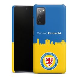 DeinDesign Galaxy S20 FE 5G Handy Premium Case Smartphone Handyh&uuml;lle Schutzh&uuml;lle matt Official Licensed Product Logo Eintracht Braunschweig Premium Case