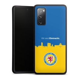 DeinDesign Galaxy S20 FE Handy Premium Silikon H&uuml;lle Handyh&uuml;lle schwarz Case Official Licensed Product Logo Eintracht Braunschweig Silikon Premium Case