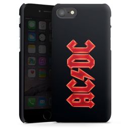 DeinDesign iPhone SE (2020) Handy Premium Case Smartphone Handyh&uuml;lle Schutzh&uuml;lle matt Official Licensed Product Acdc Logo Premium Case