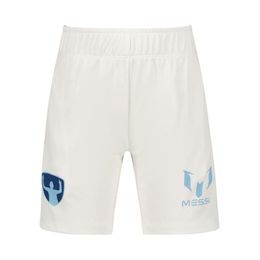 Messi Trainingsshorts in Wei&szlig; - 46% | Gr&ouml;&szlig;e 176 | Kinderhosen