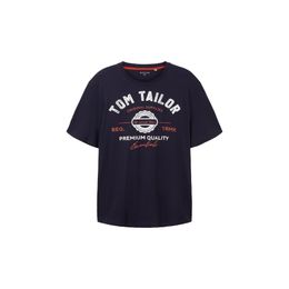 Tom Tailor Men + T-Shirt Herren Gr&ouml;&szlig;e 5XL navy / rot / wei&szlig;