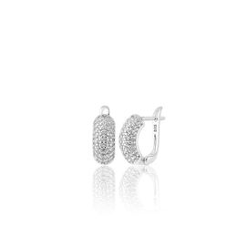 Miu Silver Silber-Ohrringe mit Edelsteinen - 58% | Schmuck