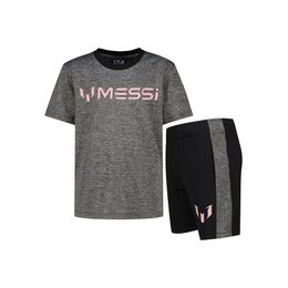 Messi Pyjama in Grau/ Schwarz - 52% | Gr&ouml;&szlig;e 164 | Kinder-waesche