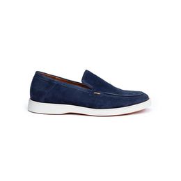 Lloyd Leder-Slipper "Hunter" in Dunkelblau - 53% | Gr&ouml;&szlig;e 43 | Herren-schuhe-halbschuhe