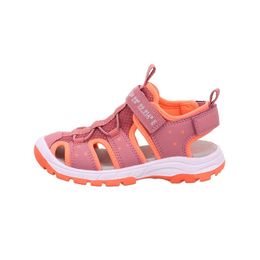 Superfit Leder-Halbsandalen in Pink/ Orange - 62% | Gr&ouml;&szlig;e 37 | Kindersandalen
