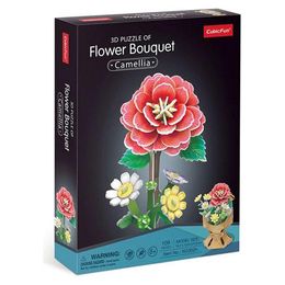 Cubicfun 109tlg. 3D-Puzzle "Blumentopf Kamelie" - ab 8 Jahren - 16% | Gesellschaftsspiele