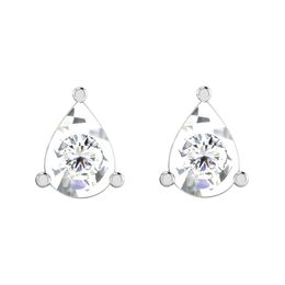 Diamant Vend&ocirc;me Wei&szlig;gold-Ohrstecker mit Diamanten - 78% | Schmuck