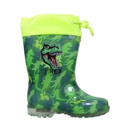 Dinosaur Gummistiefel in Gr&uuml;n - 49% | Gr&ouml;&szlig;e 25 | Kinder-outdoor-sport-schuhe