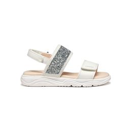 Geox Sandalen "Deaphne" in Silber/ Wei&szlig; - 52% | Gr&ouml;&szlig;e 32 | Kindersandalen