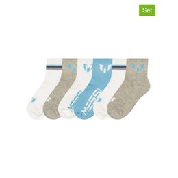 Messi 6er-Set: Socken in Bunt - 15% | Gr&ouml;&szlig;e 35-38 | Kinder-socken-strumpfhosen